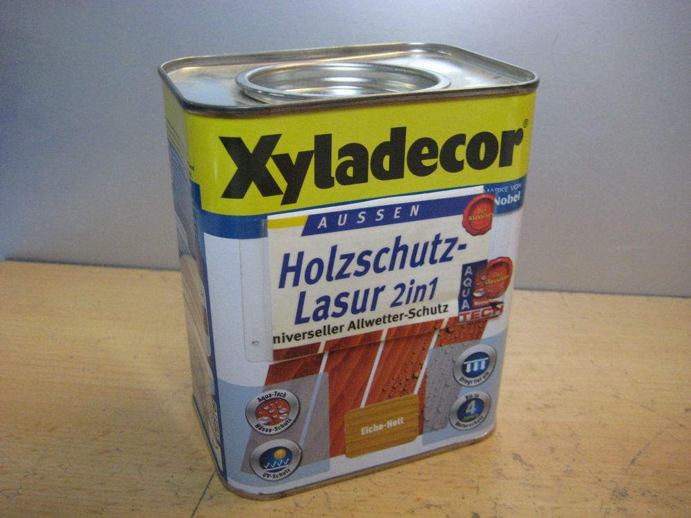 Xyladecor Holzschutz-Lasur Eiche hell (Neu (gemäss Beschreibung)) in ARISDORF für CHF 5 – mit ...