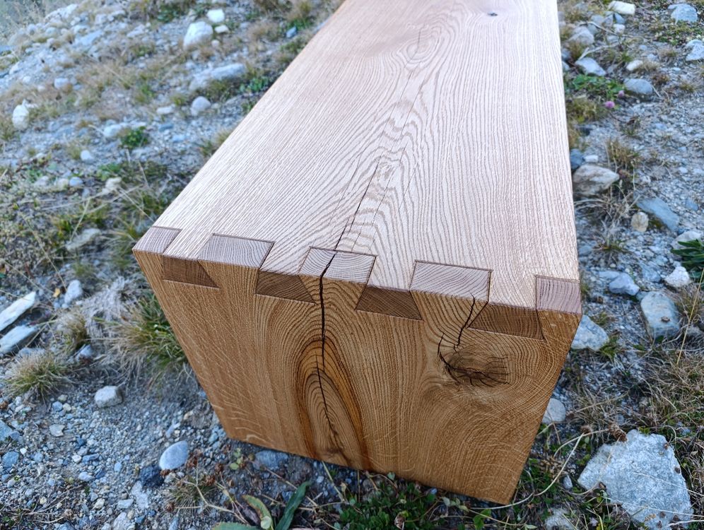 panca, (tavolino) legno di rovere (Nuovo e nell'imballaggio originale ...