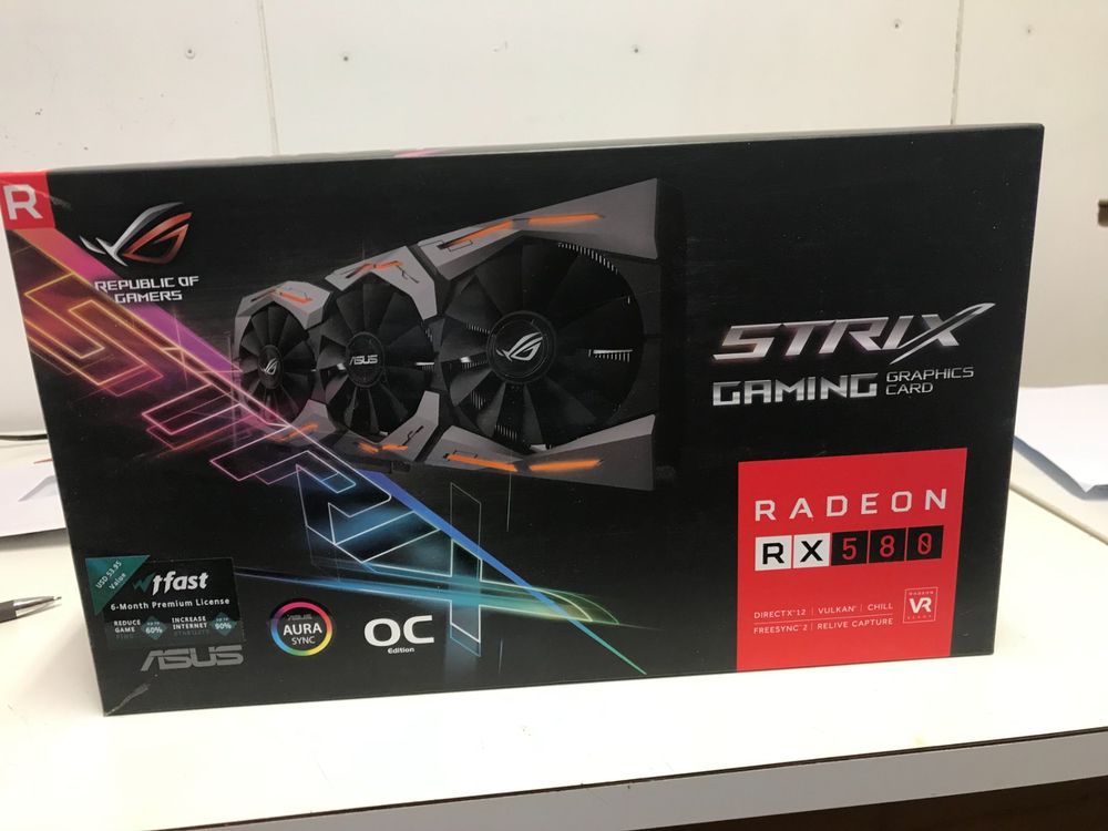Grafikkarte ROG STRIX Radeon RX580 GDDR5 O8G-GAMING | Kaufen auf Ricardo