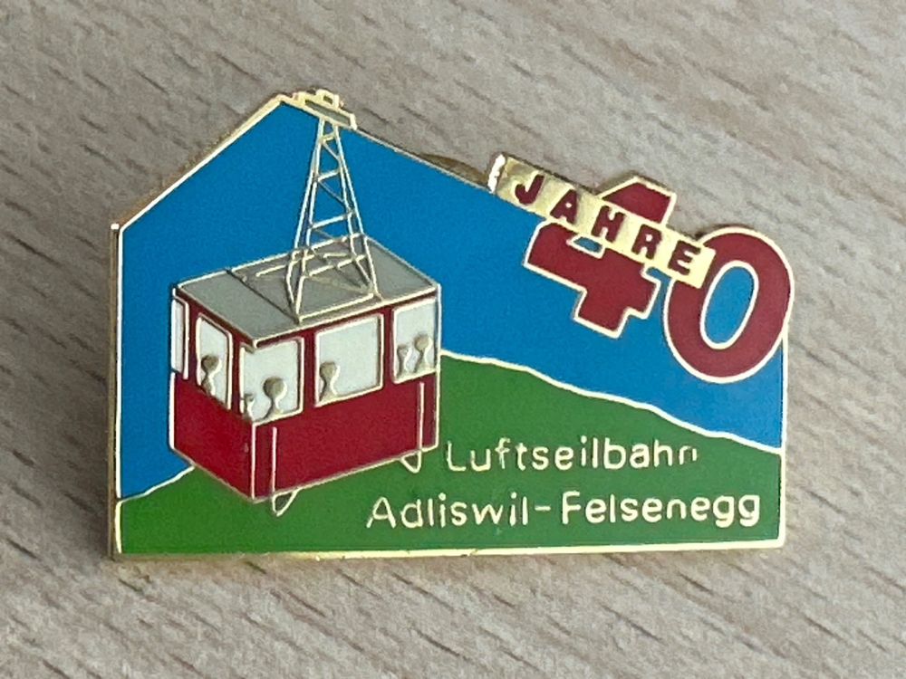 Pin 40 Jahre Luftseilbahn Adliswil-Felsenegg | Kaufen auf Ricardo