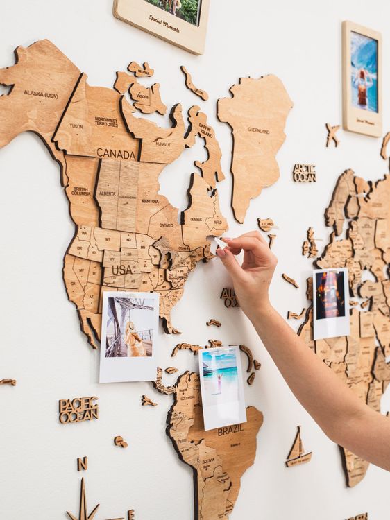 Wooden Light - Weltkarte aus Holz XL (Neu und originalverpackt) in Burgdorf für CHF 245 – mit ...