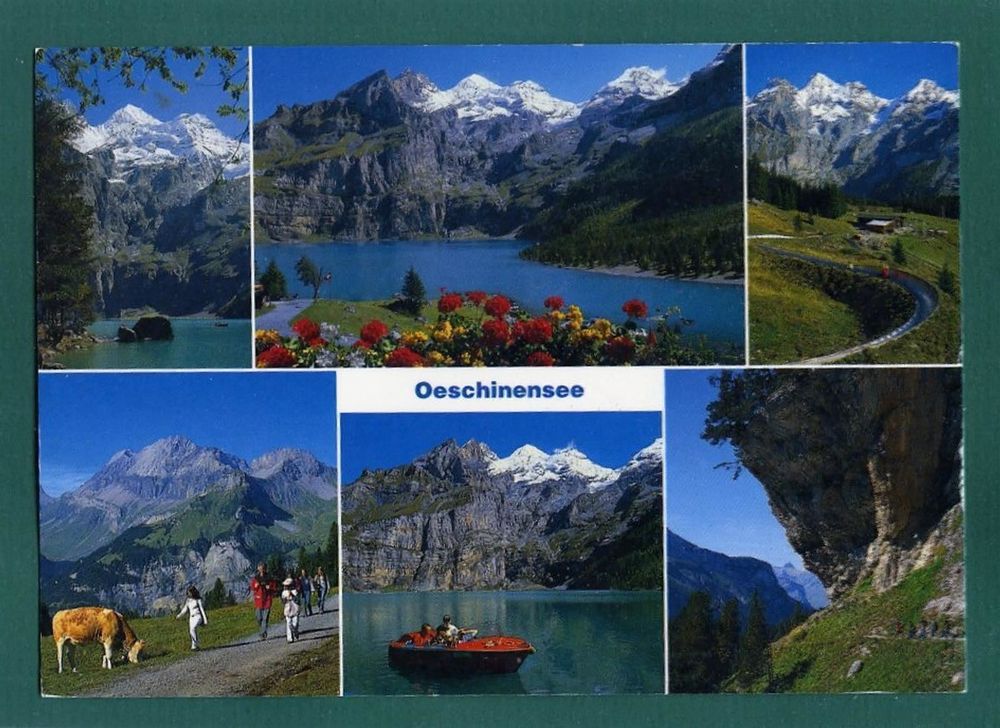 Oeschinensee ob Kandersteg,5-Bilderkarte, 2010 (Gebraucht) in Sargans für CHF 1 – mit Lieferung ...