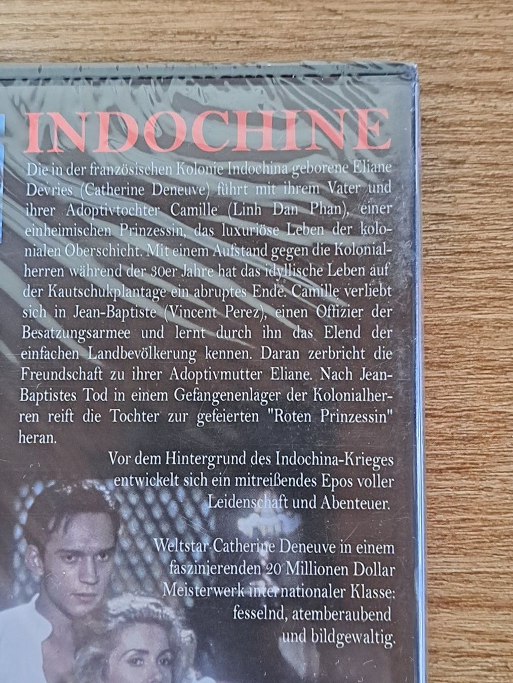 DVD INDOCHINE mit Catherine Deneuve, Vincent Perez, Jean Yan (Neu und ...