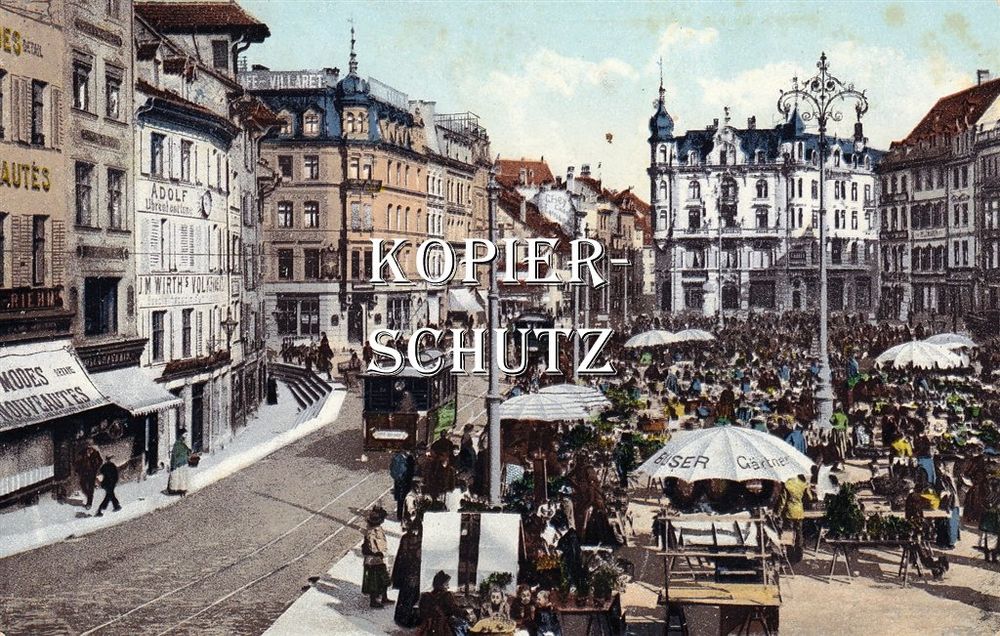 Basel - Marktplatz (belebt, mit Tram) /ae (Gebraucht) in Hombrechtikon für CHF 3 – mit Lieferung ...