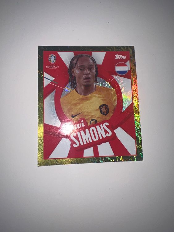 Topps EM 2024 GOLD Xavi Simons NED PTW (Neu (gemäss Beschreibung)) in ...