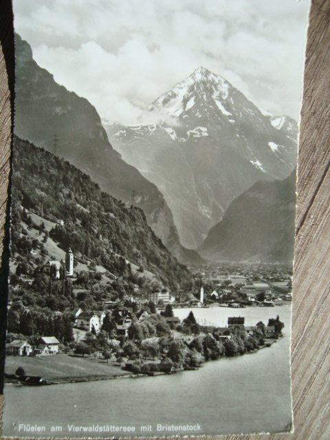 Flüelen am Vierwaldstättersee mit Bristenstock. Postkarte (Neu (gemäss Beschreibung)) in Thun ...