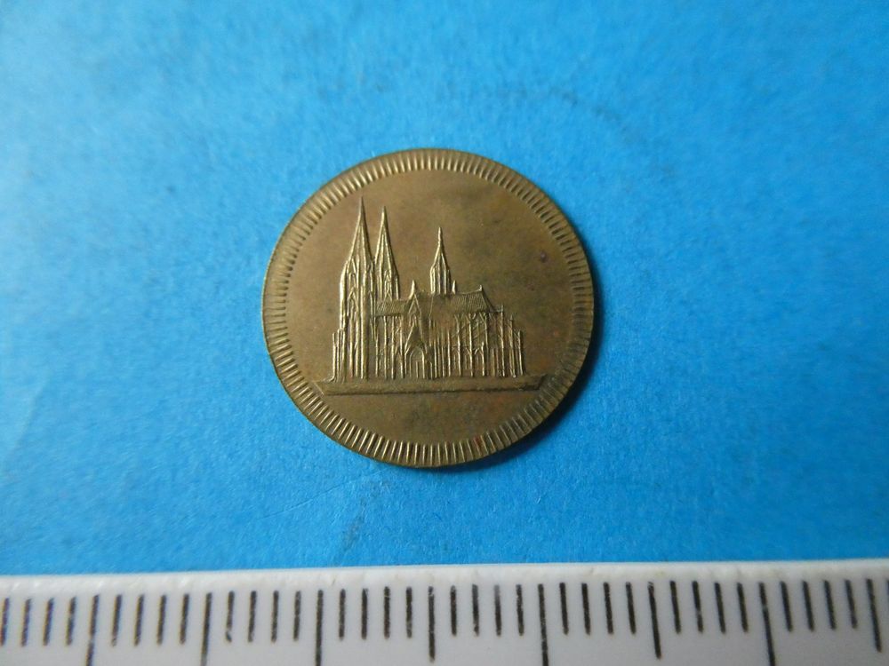 Nürnberg 19. Jh., antiker Rechenpfennig - Dom/Germania (Gebraucht) in ...