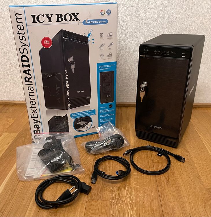 Raidsonic ICY BOX 8x HDD USB 3.0 RAID Gehäuse IB-RD3680SU3 | Kaufen auf ...