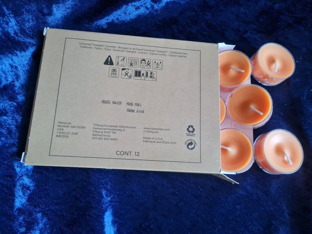 PartyLite - 12 Teelichter Magische Mango | Kaufen auf Ricardo
