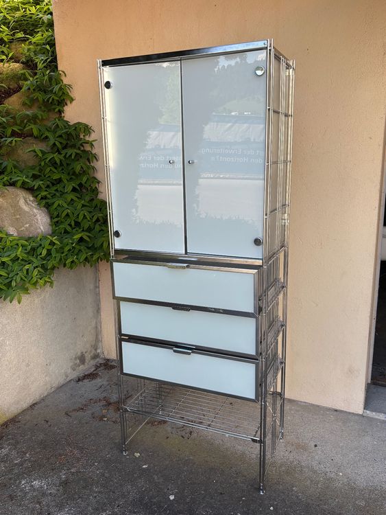 Balton Designer Highboard Schrank Regal Regalsystem Chrom (Gebraucht ...