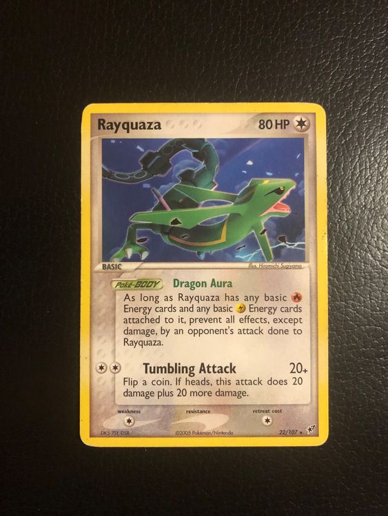 Ex Deoxys Rayquaza rare 22/107 Ab 1 (Gebraucht) in Paradiso für CHF 6 ...