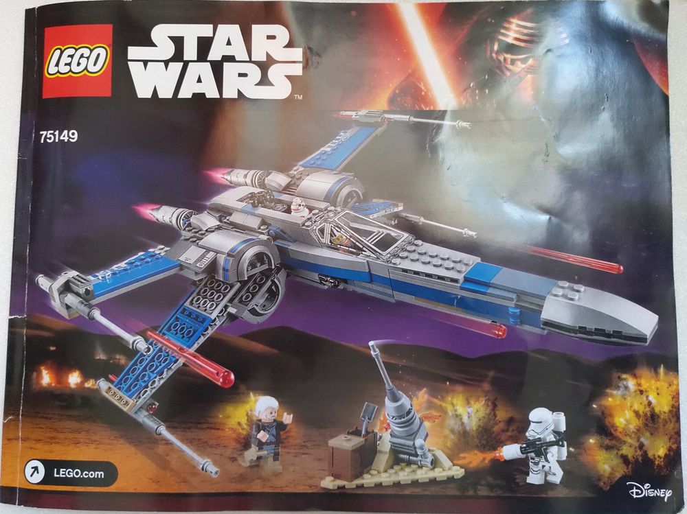 Resistance X-Wing Fighter, Lego Star Wars, Set 75149 | Kaufen auf Ricardo