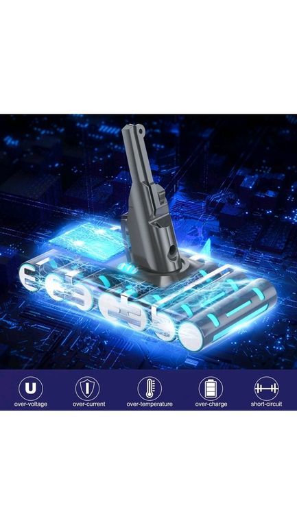 6.5Ah Li-Ion Akku Für Dyson V8 Absolute Animal Motorh.SONY (Neu und ...