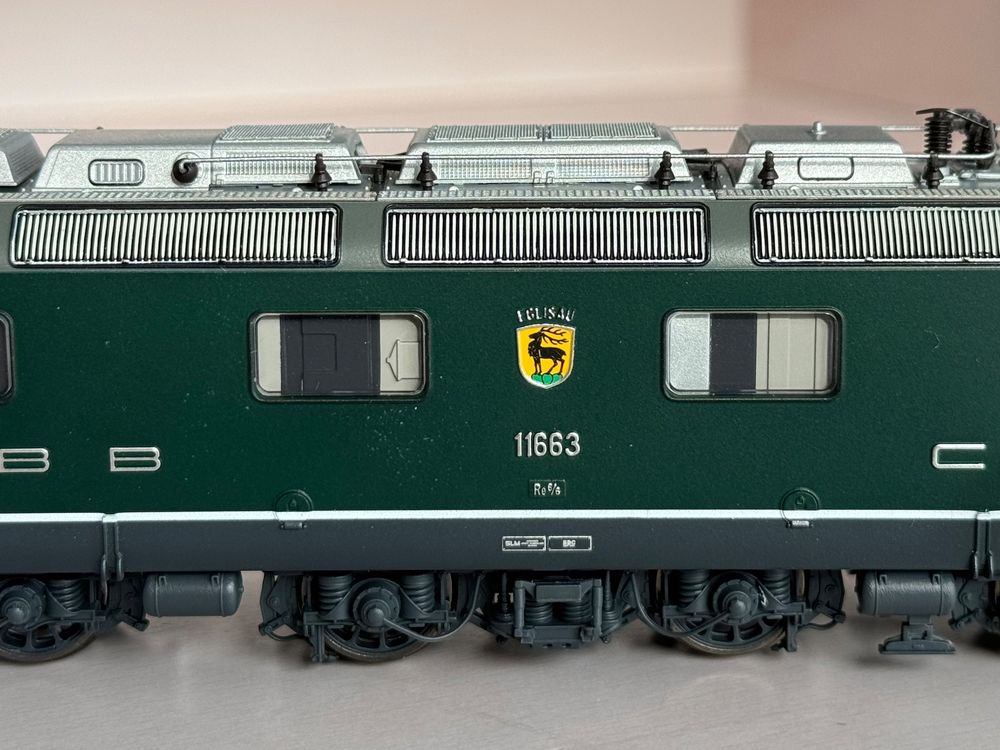 SBB Roco Re 6/6 11663 "Eglisau" grün Sound (Neu (gemäss Beschreibung ...