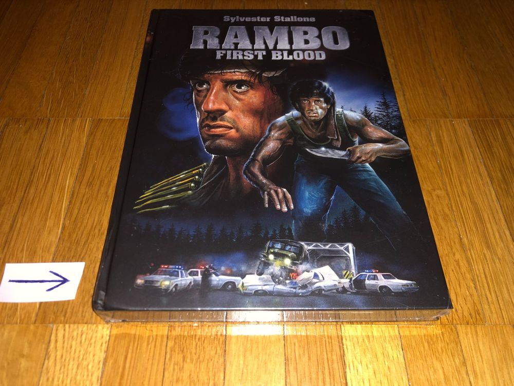 Rambo - First Blood - MEDIABOOK-A-UNCUT-BITTE SCHAUEN FOTOS (Neu und ...