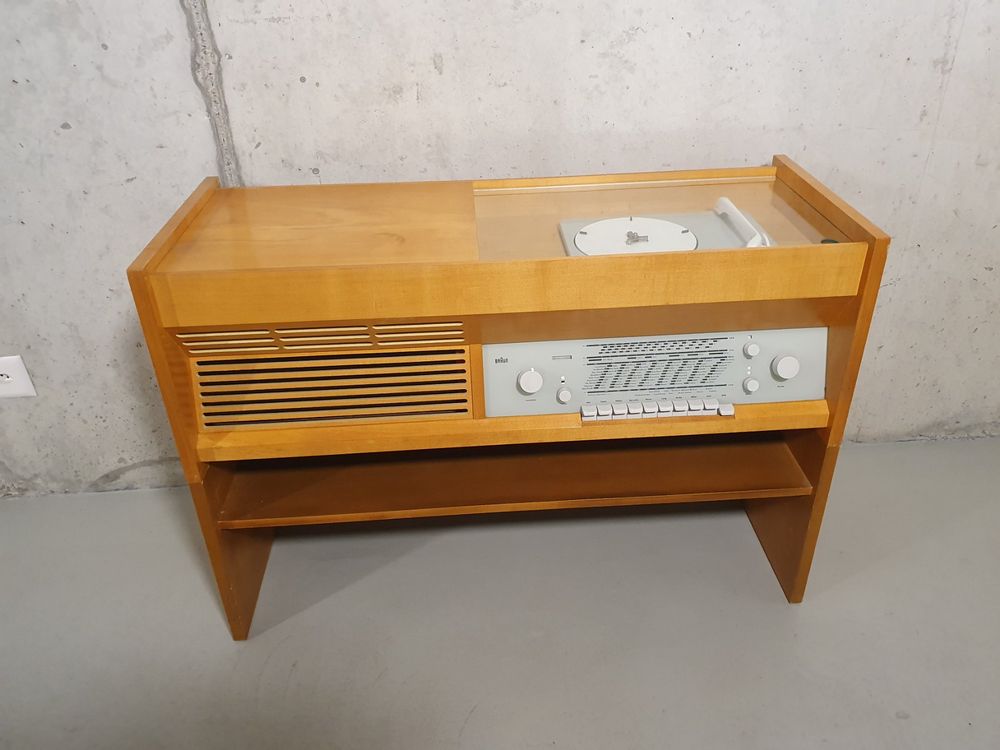 Vintage Röhrenradio BRAUN Radio-Phono-Kombination PK-5-8 | Kaufen auf ...