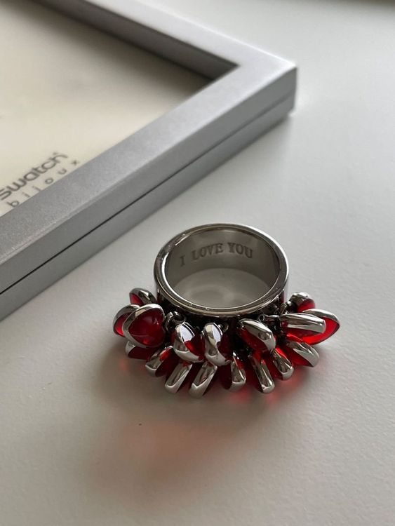 SWATCH Bijoux Edelstahl Ring "Love Explosion" (Gebraucht) in Fällanden ...