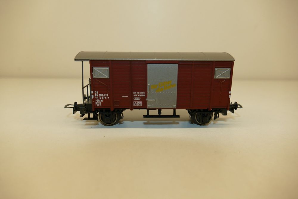 Liliput H0: SBB Güterwagen Gklm Für Güter die Bahn (Neu (gemäss ...