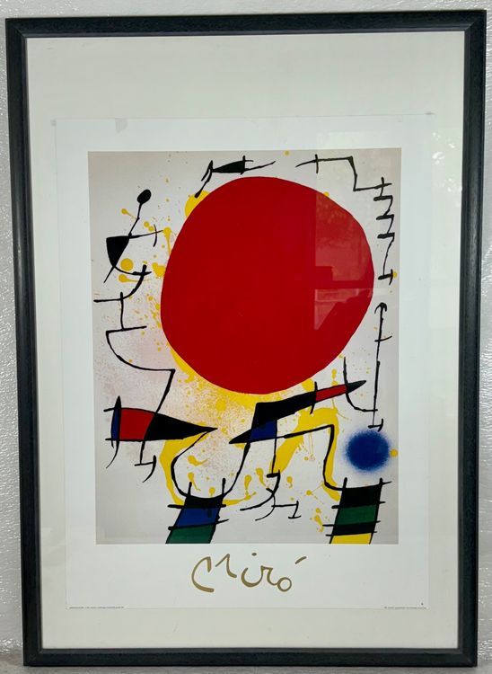 Miro Kunstdruck Mit Rahmen