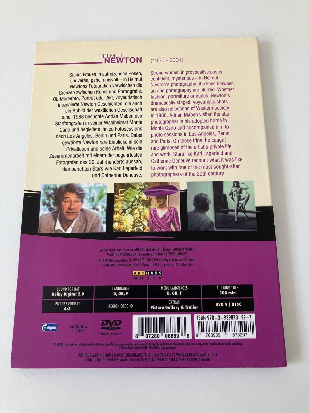 Helmut Newton - Frames from the Edge (DVD) (Gebraucht) in Arbon für CHF ...