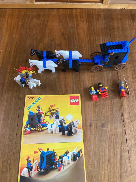 Lego 6055 Gefangenen Konvoi Ritter (Set mit Bauanleitung) | Kaufen auf ...