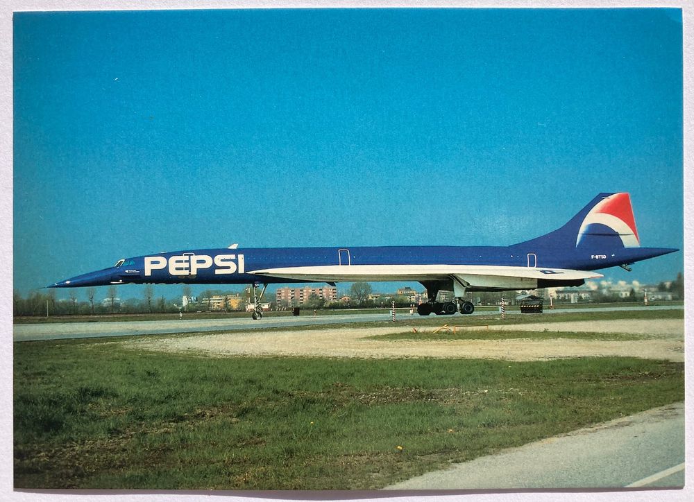 Postcard Concorde 101 Pepsi (Gebraucht) in Lugano für CHF 1.4 – mit ...