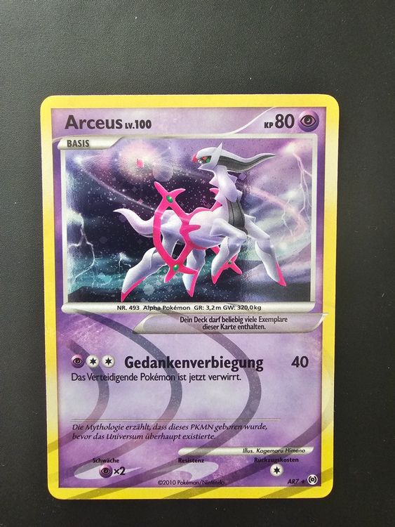 Arceus LV 100 Set Arceus 2010 NM-MT ab 1.- (Neu (gemäss Beschreibung ...