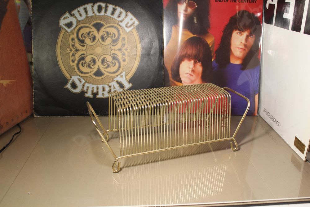 Vinyl Plattenhalter Vintage Platten Ständer für 40.St metall (Gebraucht ...