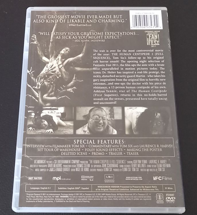 The Human Centipede 2 Uncut Kaufen Auf Ricardo