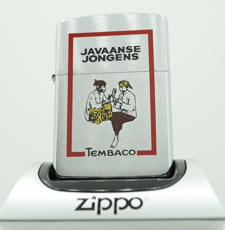 ZIPPO® JAVAANSE JONGENS-TABAK-TEMBACO-1989 - UNGEZÜNDET | Kaufen auf ...