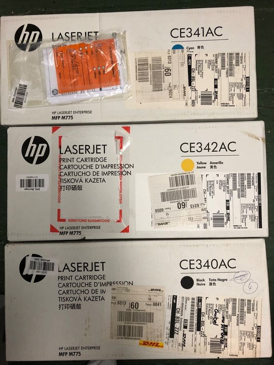 HP Laserjet Druckerpatronen 3x (Neu und originalverpackt) in Bettlach ...