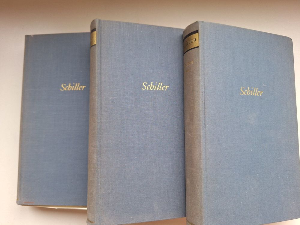 Schiller: Dramen, Gedichte und Prosa - Drei Bände Klassik (Gebraucht ...