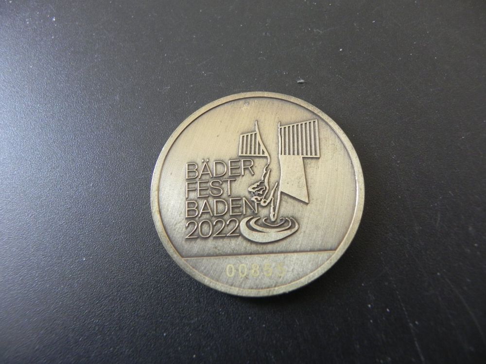 Medaille Bäder Fest Baden 2022 (Gebraucht) in Biel/Bienne für CHF 1 ...