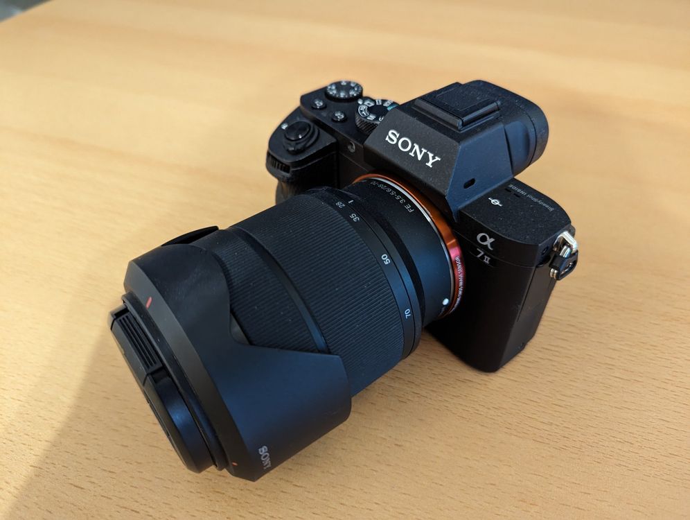 Sony Alpha a7ii / ILCE-7M2 mit FE 28-70 3.5-5.6 und Zubehör (Gebraucht ...