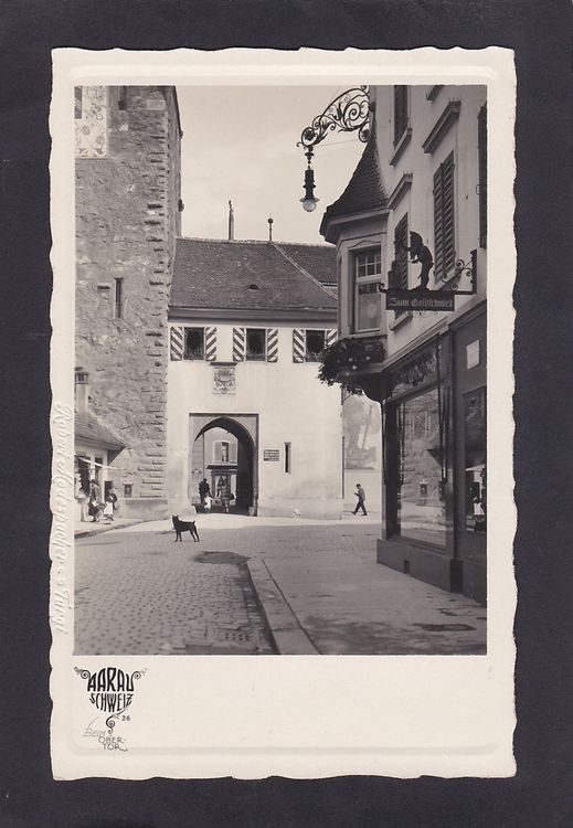 AARAU, beim Obertor, Orig. Fotokarte Modespacher Turgi (Gebraucht) in Wikon für CHF 6 – mit ...