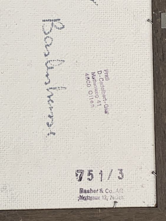 Alte Ansicht „Gasthof zum Bären“ Olten (Cadi 85) (Gebraucht) in Wangen ...