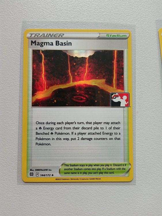 Magma Basin HOLO - Pokemon TCG Prize Pack Stamp (Gebraucht) in ...