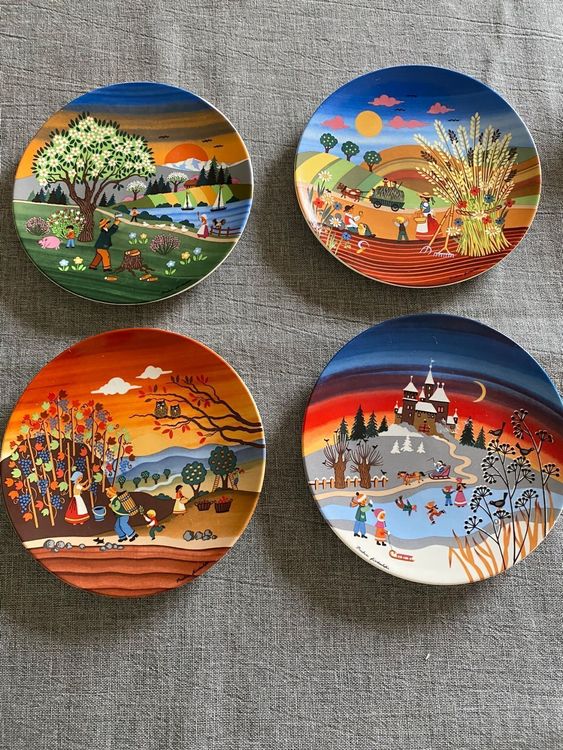 4 Piattini Pole Pottery England | Kaufen auf Ricardo