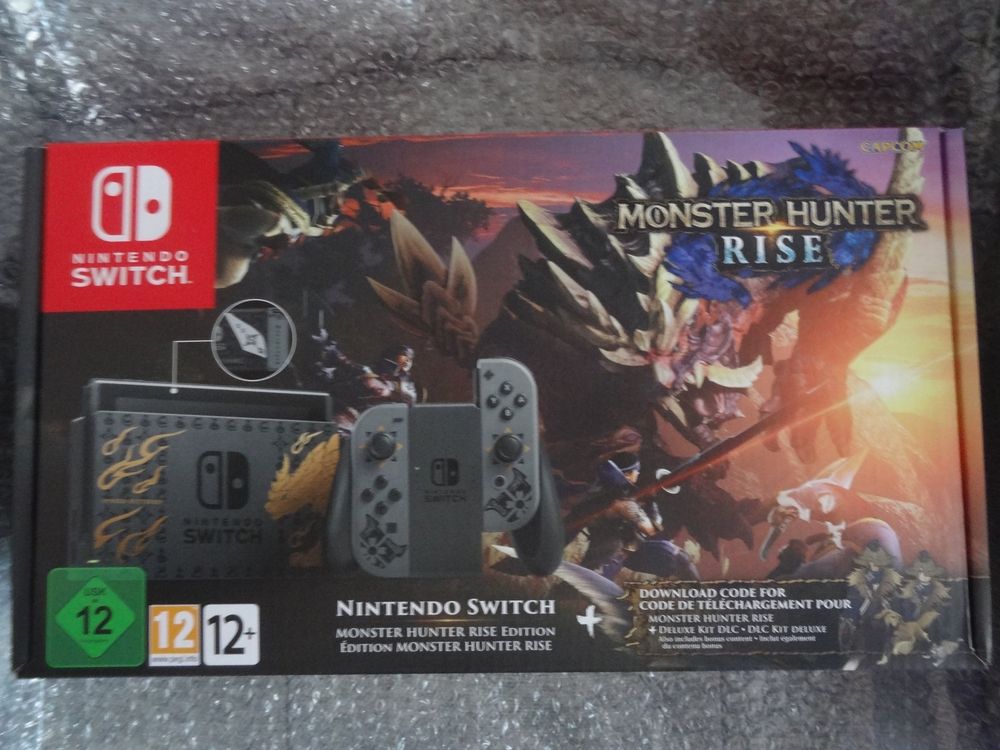 Nintendo Switch Monster Hunter Rise Limited Edition NEU (Neu und ...