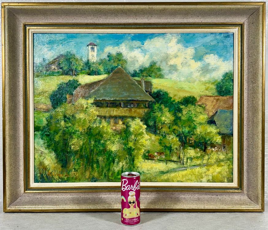 Grosses Landschaft Gemälde Unleserlich Signiert (Gebraucht) in Root für CHF 10 – mit Lieferung ...