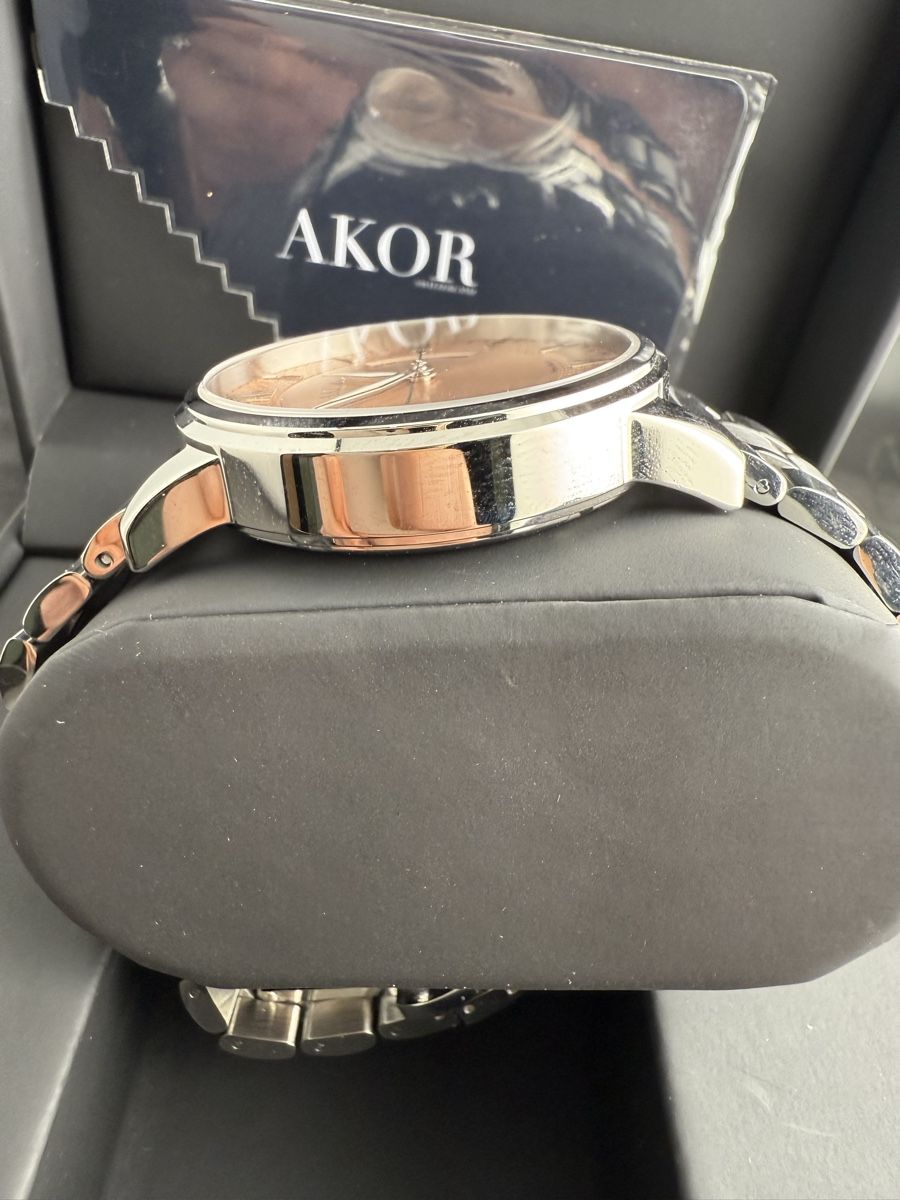 Montre AKOR Automatic Golden Crystal Swiss Made New Full Set (Neu und ...