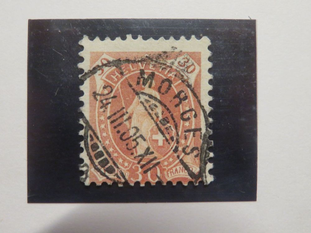 Morges Vollstempel auf SBK 68D (Gebraucht) in Spreitenbach für CHF 1 – mit Lieferung auf Ricardo ...