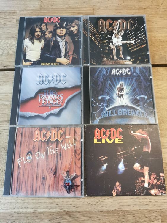 AC/DC CD Sammlung (Gebraucht) in Gunzgen für CHF 50 – mit Lieferung auf ...