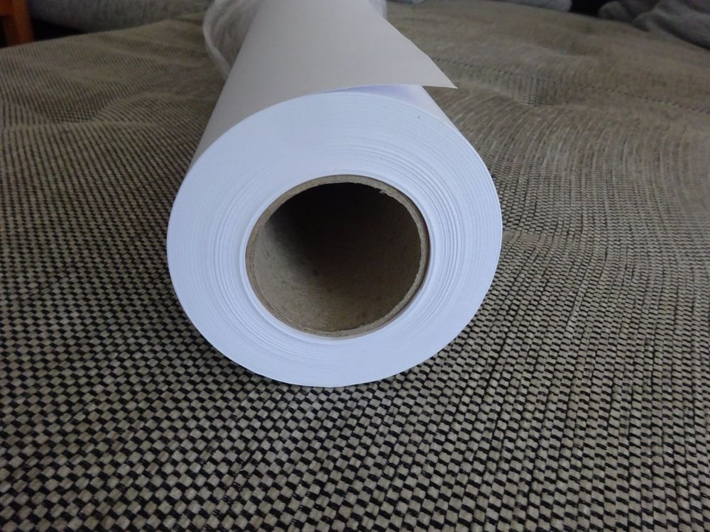 50 Meter Papierrolle, weiss 91cm breit (Neu (gemäss Beschreibung)) in ...