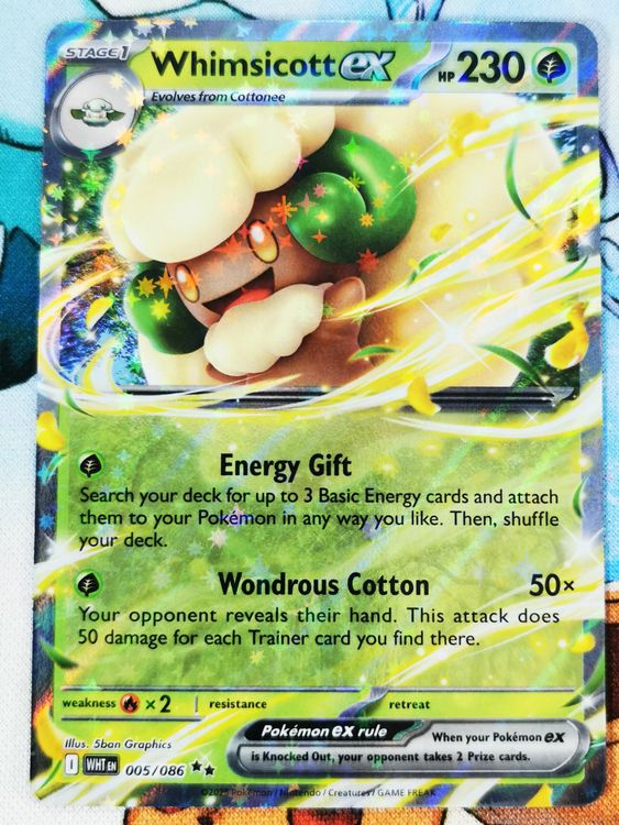 Pokemon Whimsicott ex 005/086 White Flare EN (Neuf (Voir description)) à Cousset pour CHF 0.85 ...