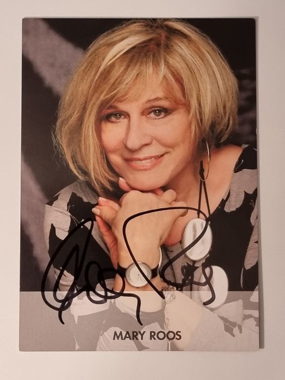 Mary Roos Originalautogramm | Kaufen auf Ricardo