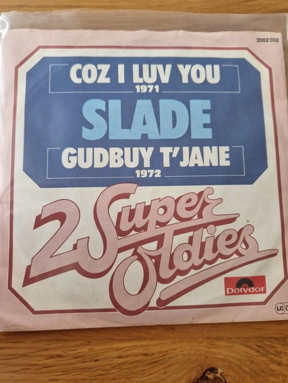 Vinyl Single - Slade - Coz I luv you (Gebraucht) in Sursee für CHF 5 ...