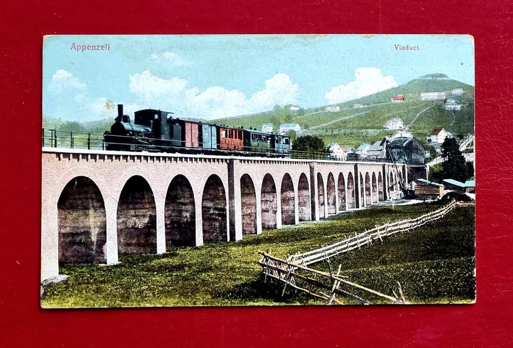 Appenzell - Viadukt - Appenzeller Bahn mit Güterwagen (Gebraucht) in Rothrist für CHF 9.5 – mit ...