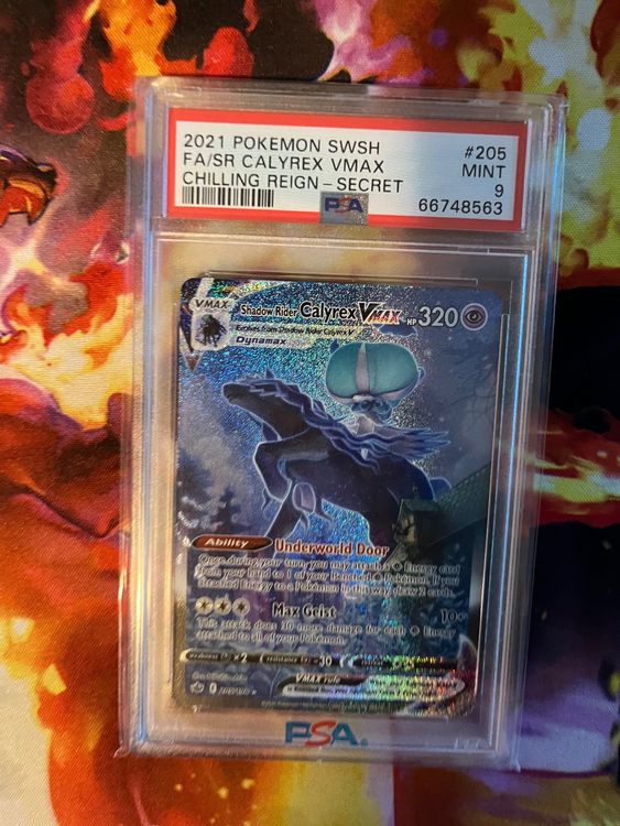 Pokemon Shadow Rider Calyrex VMAX 205 2021 - ENG PSA9🔥 (Gebraucht) in ...