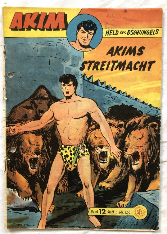 AKIM - Held des Dschungels - Band 12 - Orig. Lehning 1958/59 | Kaufen auf Ricardo